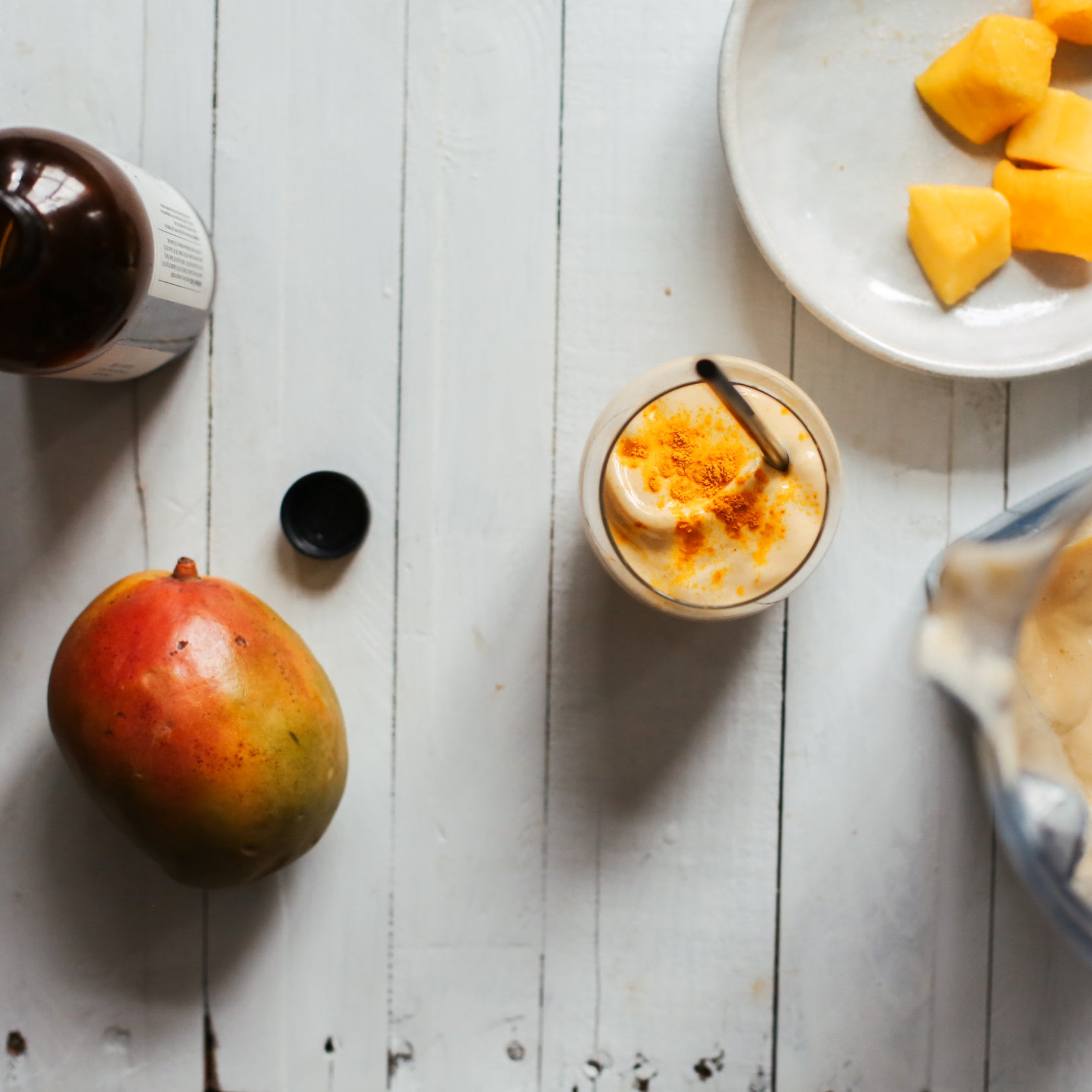 Turmeric Mango Lassi