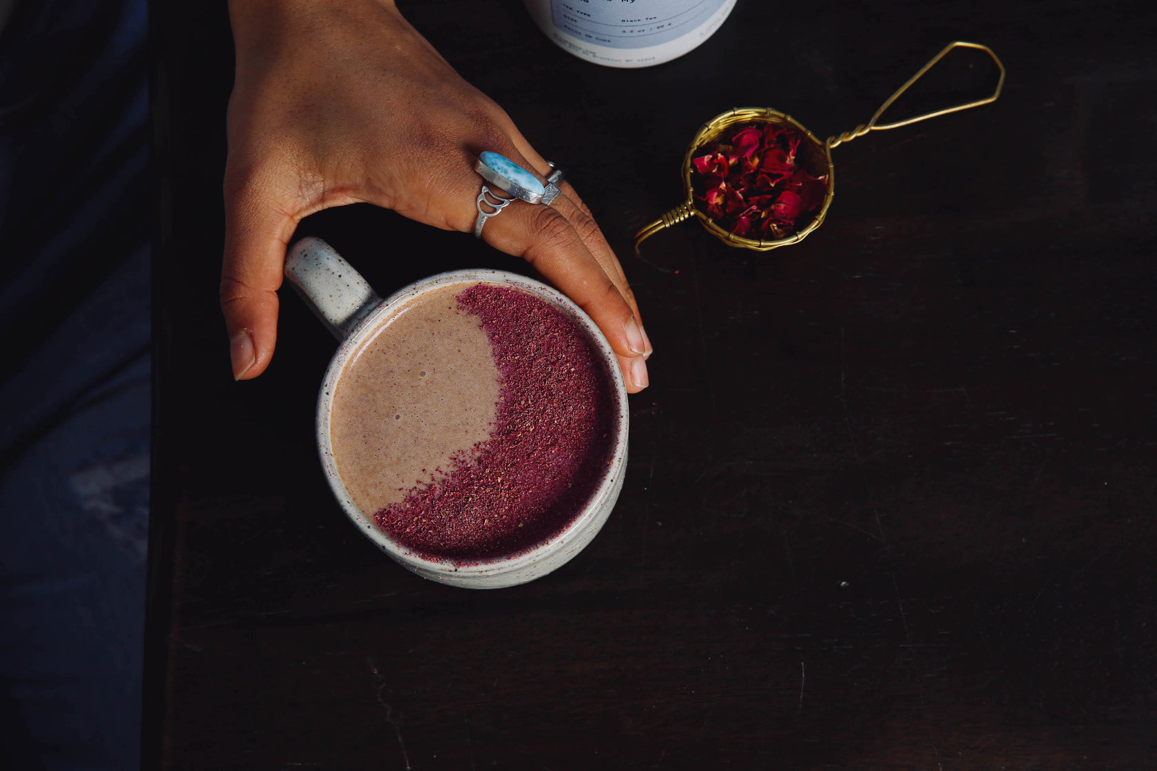 Cardamom & Rose Tea Lunar Latte