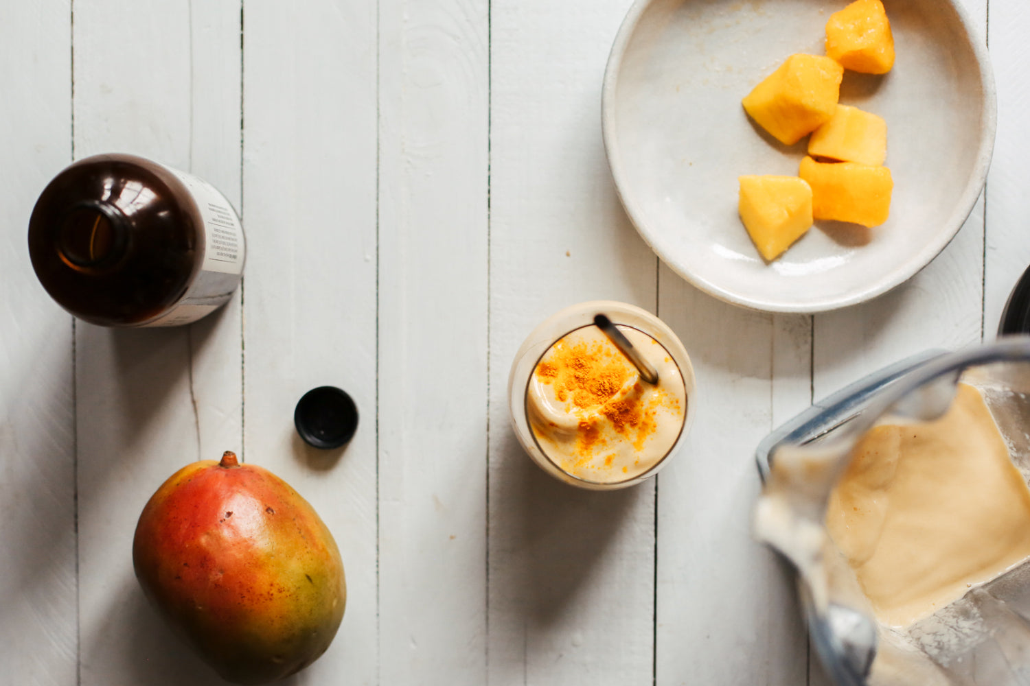Turmeric Mango Milkshake